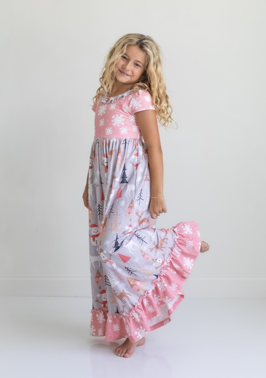 Snowman Lounge Play Gown – Oopsie Daisy
